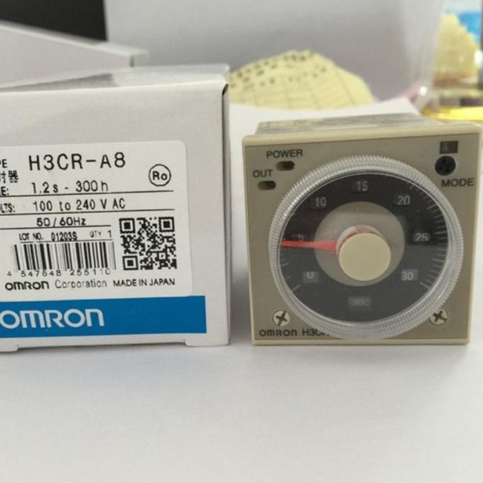 Jual Omron Timer H3Cr-A8 / Time On Delay 1,2 Detik - 300 Jam / Timer ...