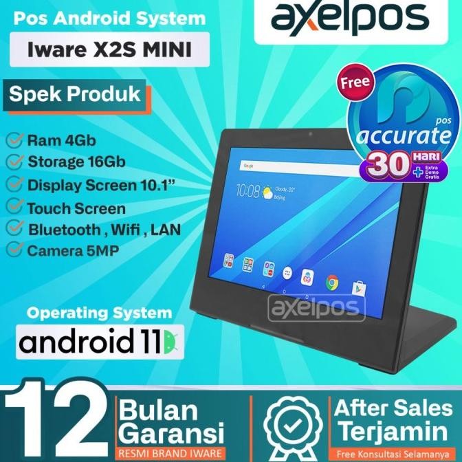 Jual Mesin Kasir Pos all in One Dekstop Android Pos System Iware X2S 4 ...