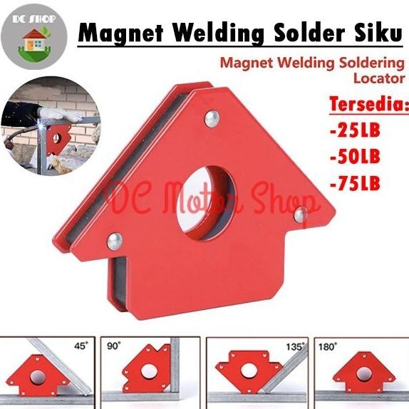 Jual SIKU MAGNET LAS 5 INCH 75 LB 75 LBS / WELDING MAGNETIC HOLDER 5 ...