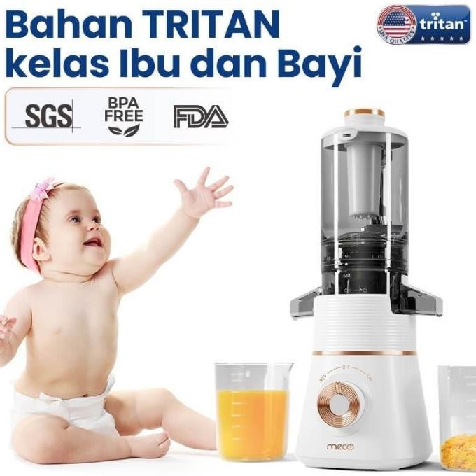 Jual Dijamin Hemat | Mecoo Slow Juicer Blender Buah Mecco Tanpa Ampas ...