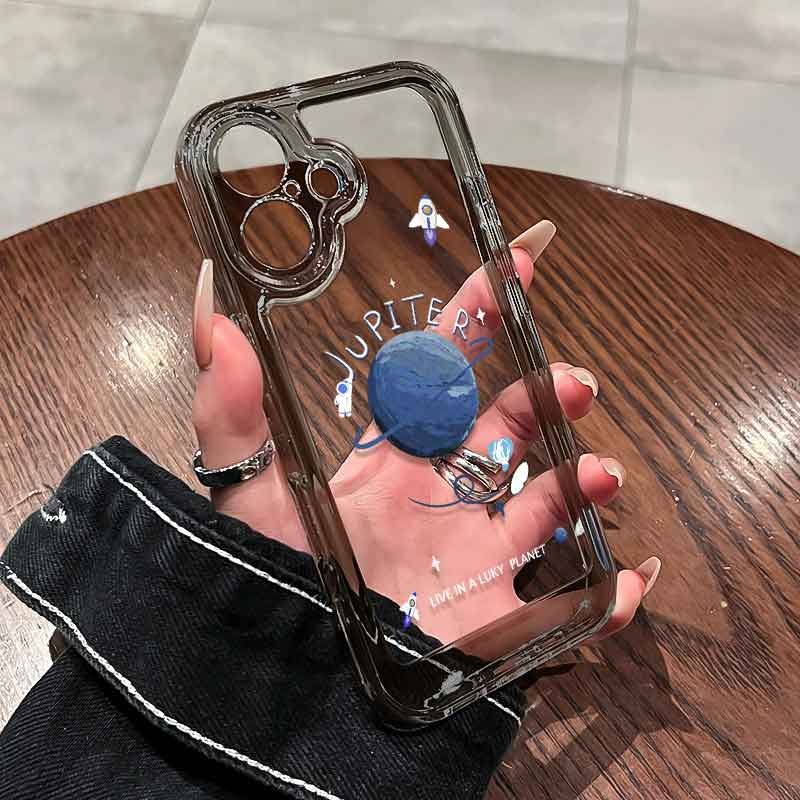 Jual Unik Premium Couple Transparan Planet Luar Negeri Casing Hp Samsung A07 A17 5G A15 5G A35 ...
