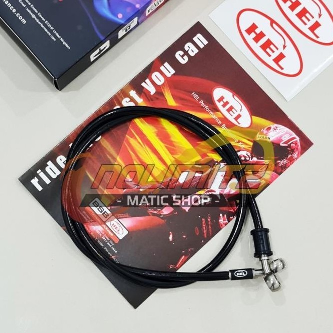 Jual Termurah Selang Rem Brake Line Hel Infinit Hitam 95Cm Aerox 155 ...