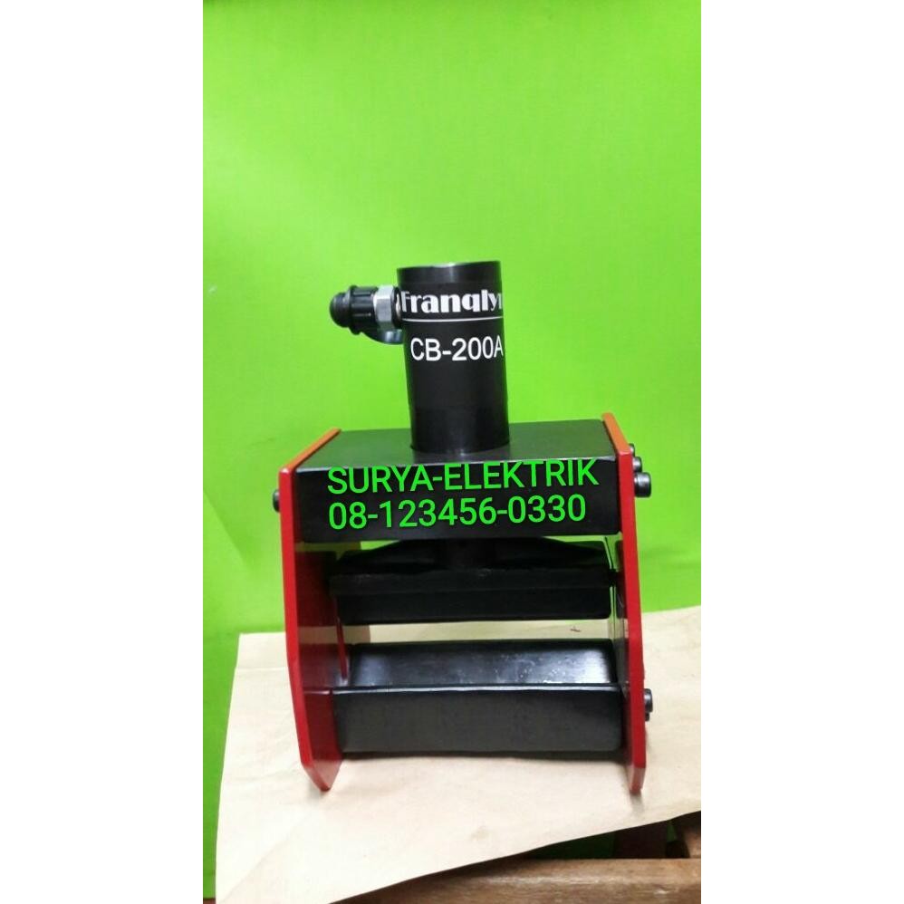 Jual bending bender tekuk busbar tembaga besi hidrolik crimping tool ...