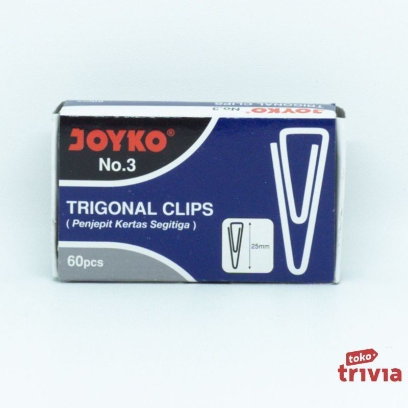 Jual PAPERCLIP TRIGONAL JOYKO NO.3 | Shopee Indonesia