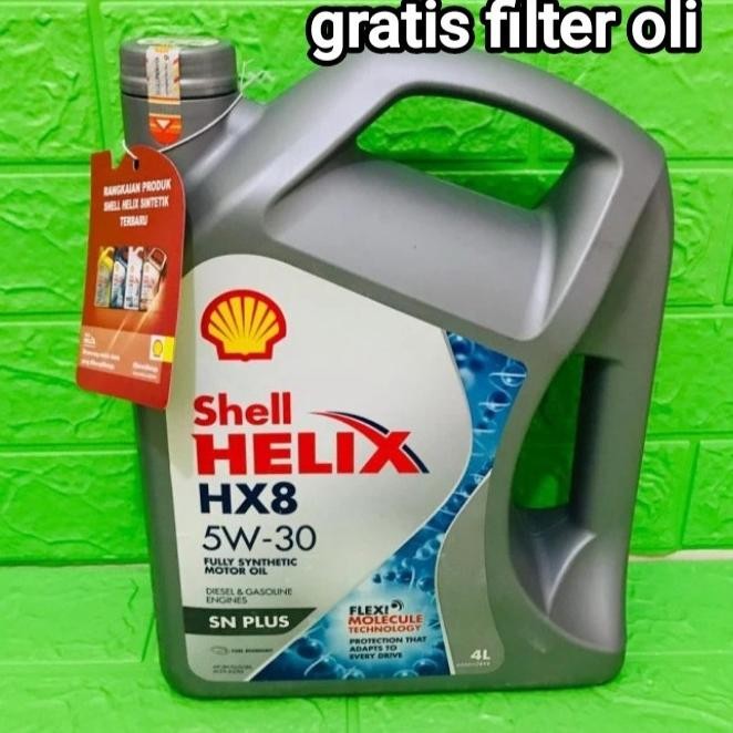 Jual New Product Oli Mesin Shell Hx8 5W30 4Liter | Shopee Indonesia