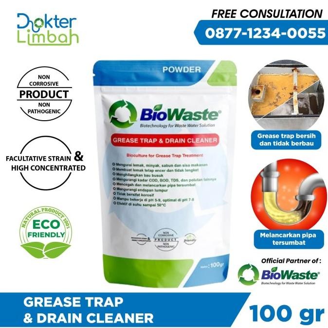 Jual Bakteri Pengurai Lemak Biowaste Grease Trap And Drain Cleaner 100G ...