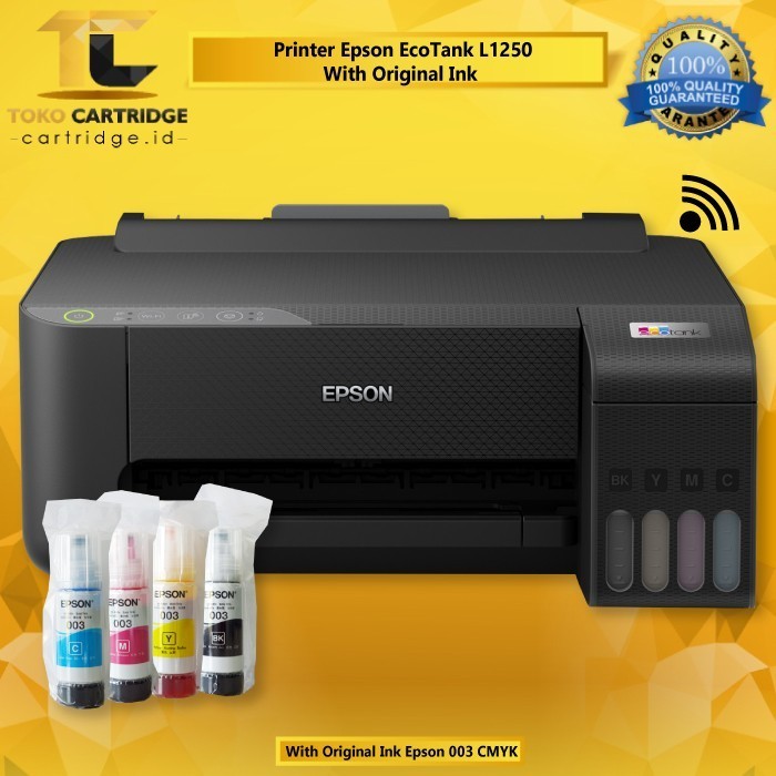 Jual Epson EcoTank Printer L1250 Single Function Print Wireless WiFi A4 ...
