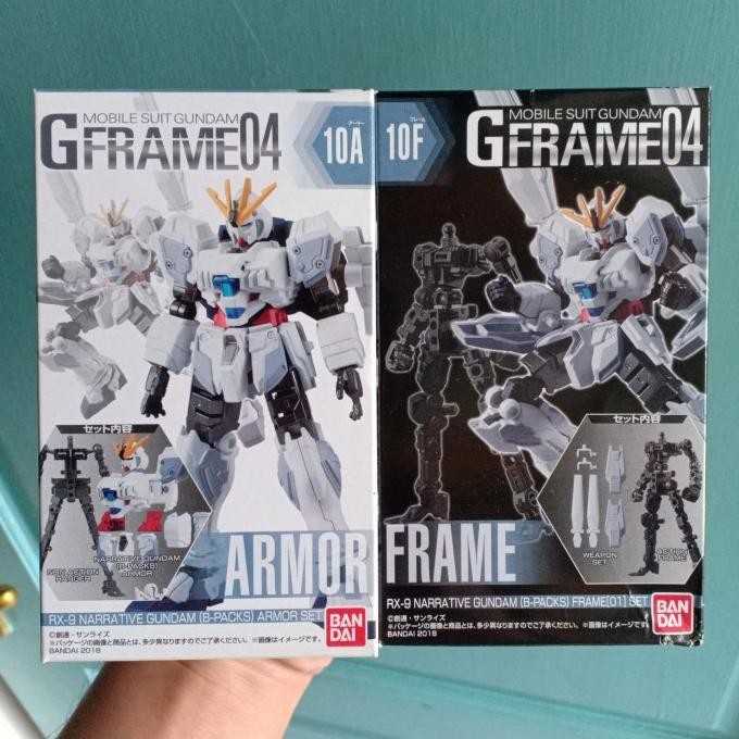 Jual SUPER DEFORMED FIGURE GFrame G-frame G frame Gundam Narrative a b ...