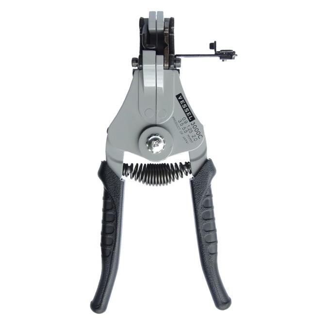Jual VESSEL TANG KUPAS KABEL WIRE STRIPPER 3000C ( 0.9mm2 - 5.5 mm2) JAPAN | Shopee Indonesia
