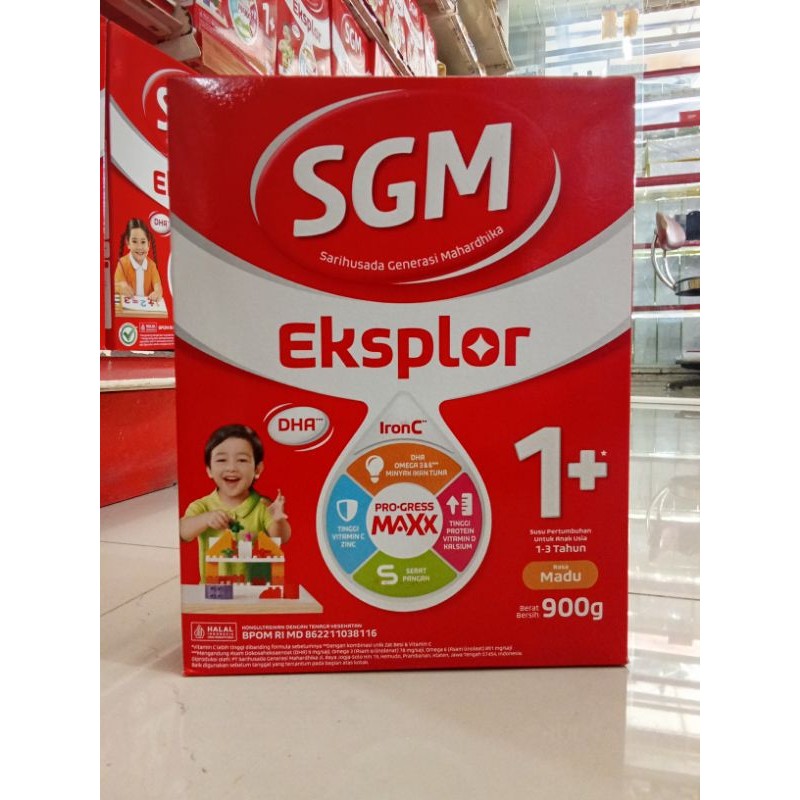 Jual SGM EKSPLOR 1+ MADU 900GR / SGM EKSPLOR 1+ VANILA 900GR | Shopee ...