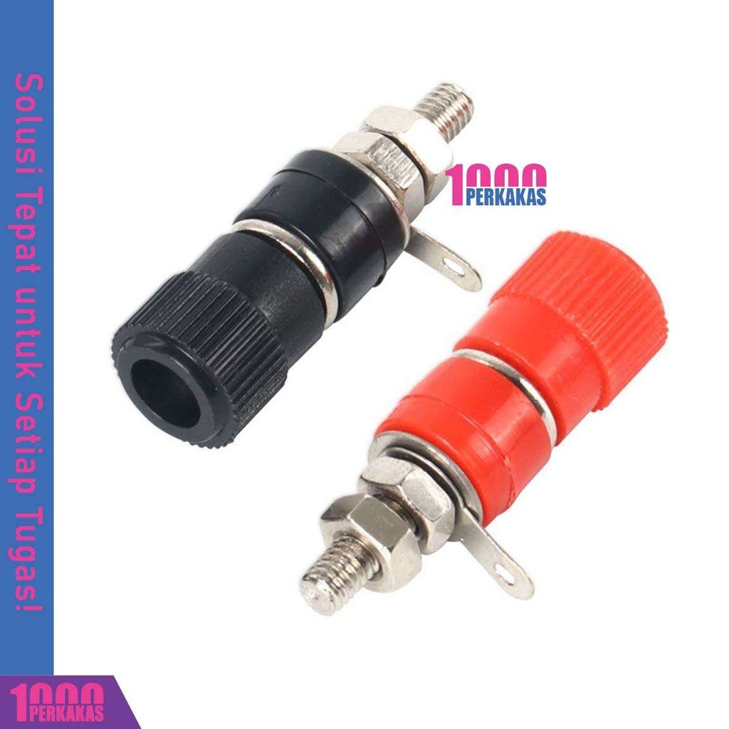 Jual Binding Post Banana Socket Female JS-910B 1P / Bending Biding Plug ...