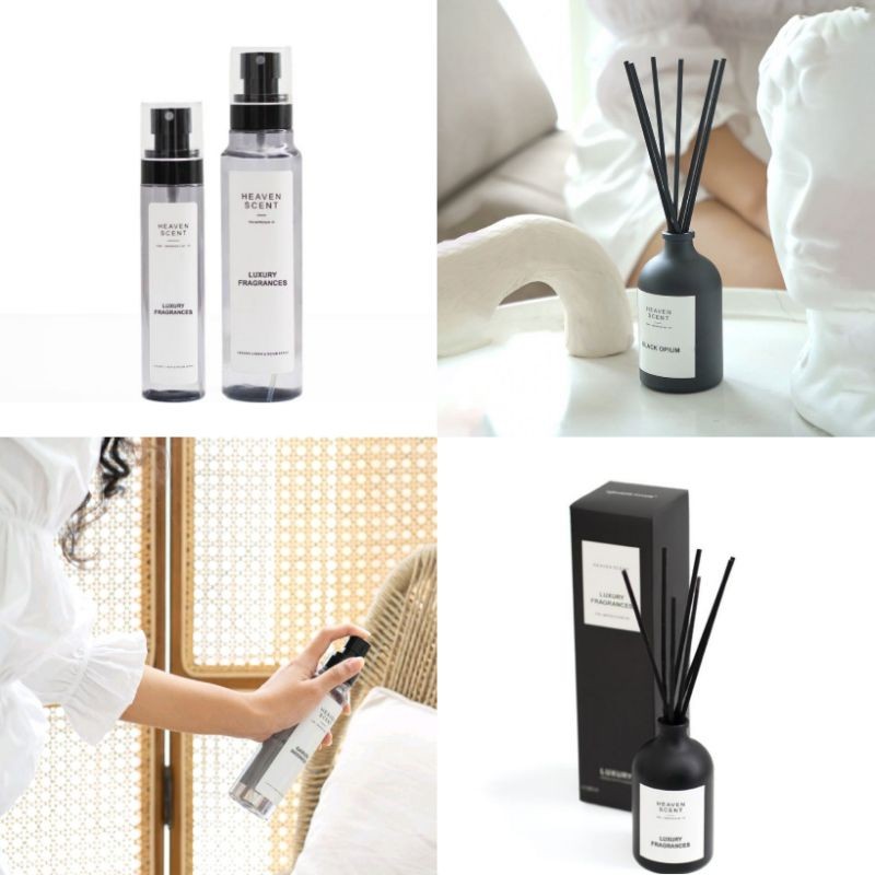 Jual Pewangi Ruangan Heaven Scent Luxury Reed Diffuser & Linen Bed, Room Spray Pengharum Ruangan ...