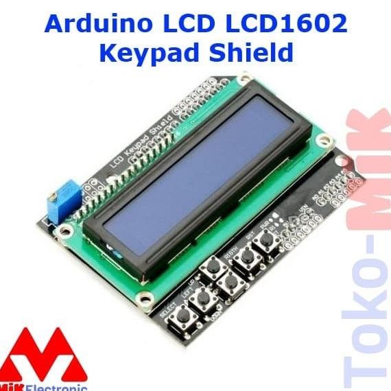 Jual Arduino LCD LCD1602 Keypad Shield Arduino Blue key Pad Biru 5V 16x2 5V tokmi99 | Shopee ...