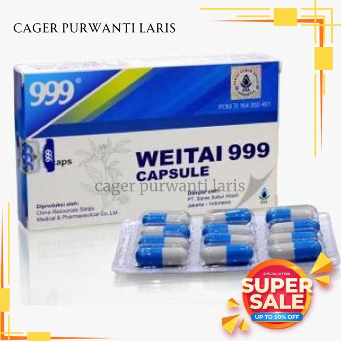 Jual WEI TAI 999 KAPSUL OBAT ASAM LAMBUNG,SAKIT,NYERI,SENDAWA ...