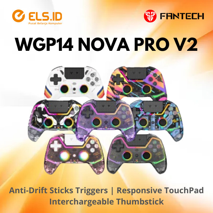 Jual Fantech WGP14 Nova Pro V2 Bluetooth 5.3 Wireless GamePad Gaming ...