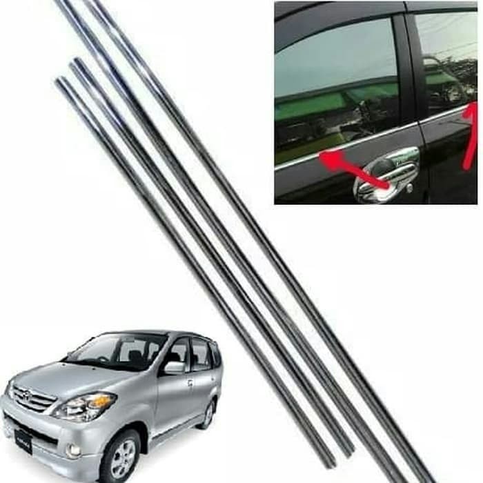 Jual LIST KACA SAMPING STENLESS MOBIL AVANZA DAN XENIA NEW OLD | Shopee ...
