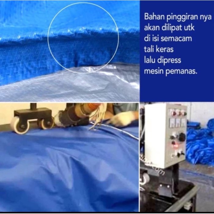 Jual TERPAL PLASTIK A3 Ukuran 4X6 HARGA PABRIK MERK CAP GAJAH Rp. 4.400 ...