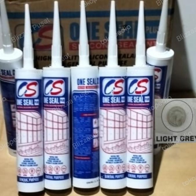 Jual Terbaru Lem Kaca Sealant Sealen Abu Abu One Seal Light Grey 280g Silen Silikon | Shopee ...