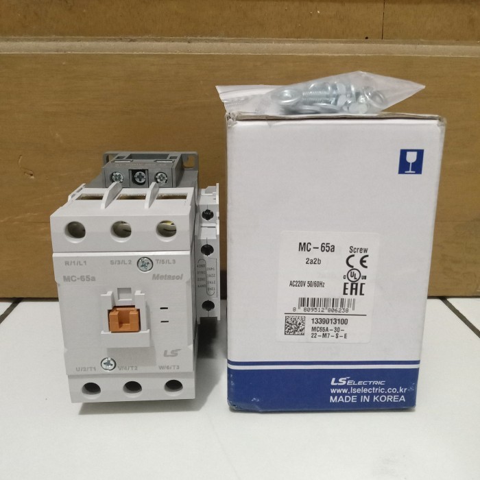 Jual HARGA DISC - Contactor / kontaktor LS MC-65a 220V Original | Shopee Indonesia