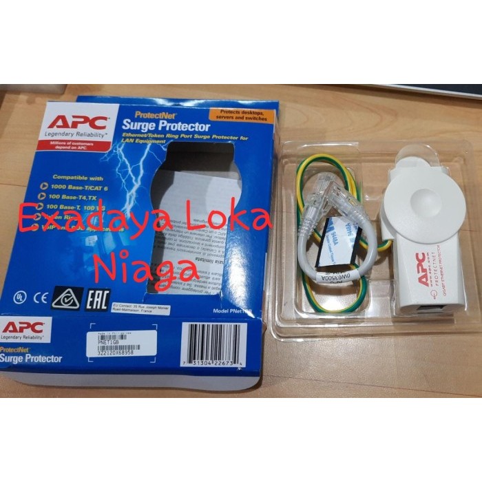 Jual APC Surge Protector LAN RJ45 Utp Cat5 / Cat6 PNET1GB | Shopee ...