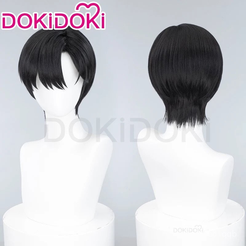 Jual IN STOCK Ivan Wig Anime Cosplay Wig DokiDoki Men 32cm Black Short ...