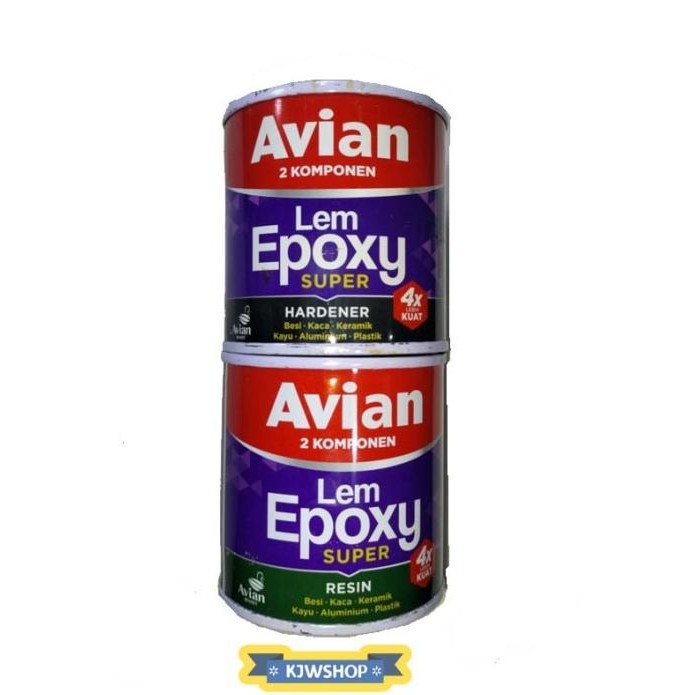 Jual JUAL Lem Epoxy Avian 340 Gram E Poxy Kayu Besi Logam Kaca Logam ...