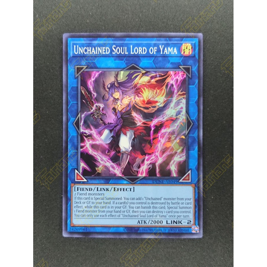 Jual YuGiOh AE DUNE-AE049 Unchained Soul Lord of Yama | Shopee Indonesia