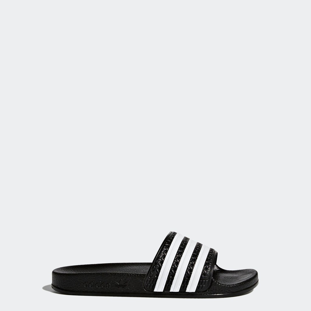 Jual adidas Lifestyle adilette Slides Unisex Black BA7130 | Shopee ...