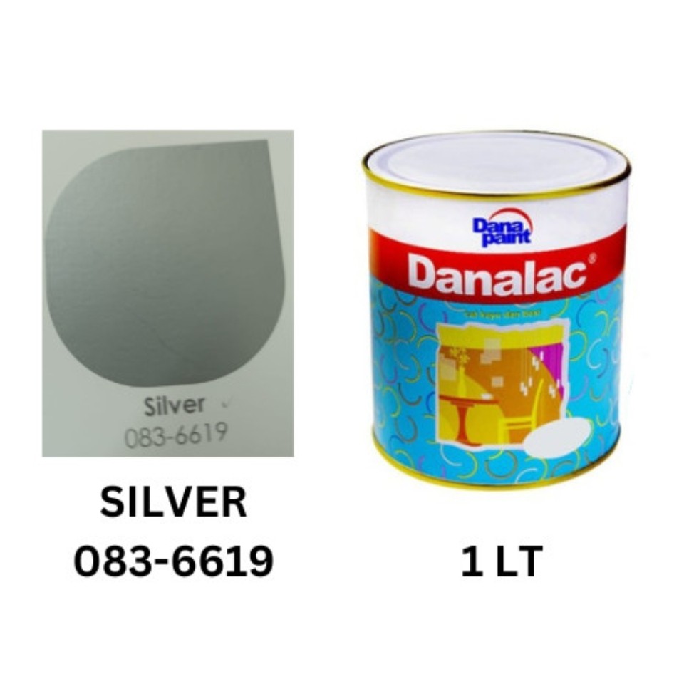 Jual Cat kayu Dan Besi DANALAC 083-6619 SILVER dari DANAPAINT | Shopee ...