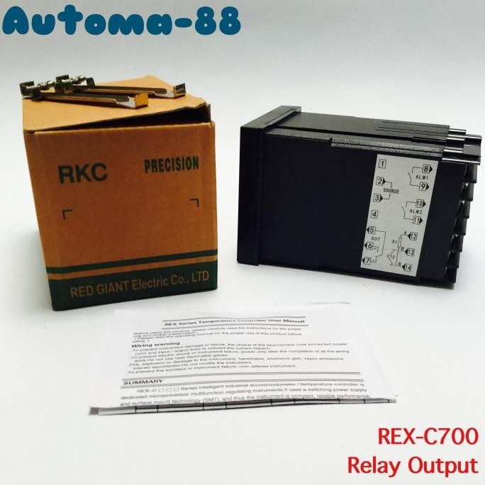 Jual Controller - Rkc-Digital Pid Temperature Controller Rex-C700 + K ...