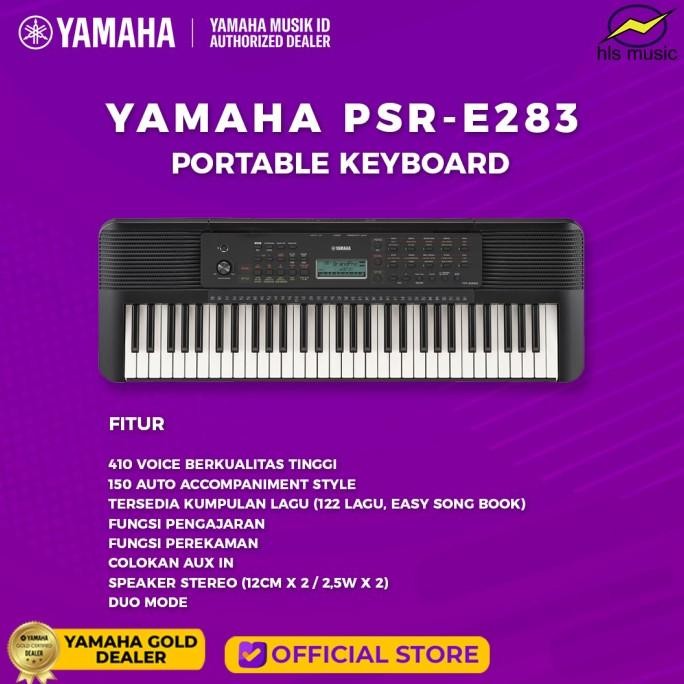 Jual Keyboard - Yamaha PSR E283 / PSR-E283 Portable Keyboard | Shopee ...