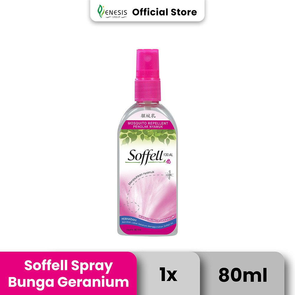 Jual Soffell Botol Spray Bunga Geranium 80Ml | Shopee Indonesia