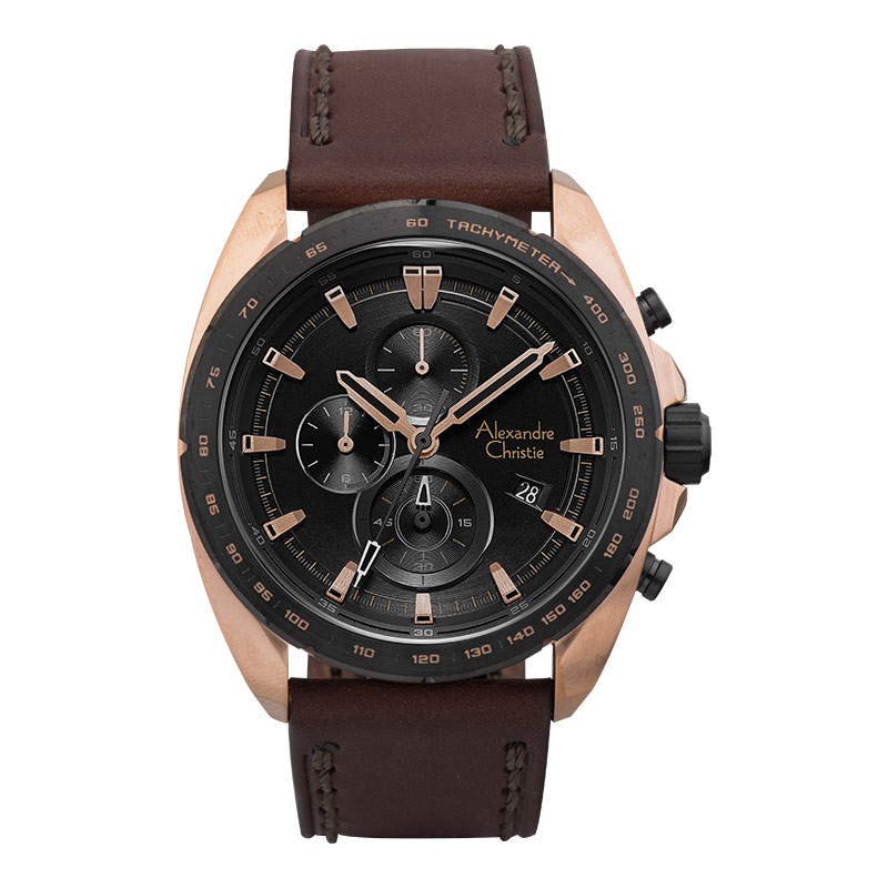 Jual Jam Tangan Pria Alexandre Christie Chronograph AC 6652 MC LBRBA ...