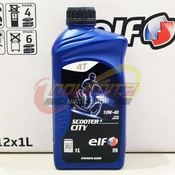 Jual oli motor elf scooter 4 city 10w-40 1l adv pcx nmax xmax forza ...