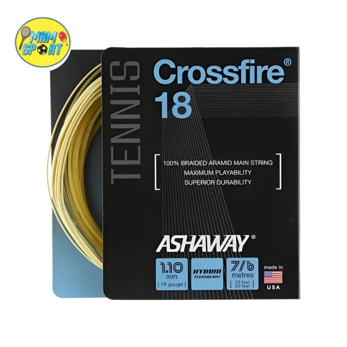 Jual Senar Tenis Tennis Ashaway Crossfire 18 Kevlar String | Shopee ...