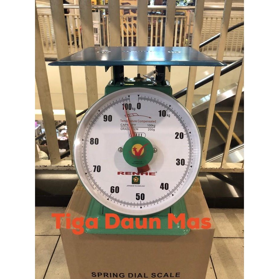 Jual Timbangan Duduk Renhe Jarum Vietnam Japan Quality Kapasitas 100Kg | Shopee Indonesia