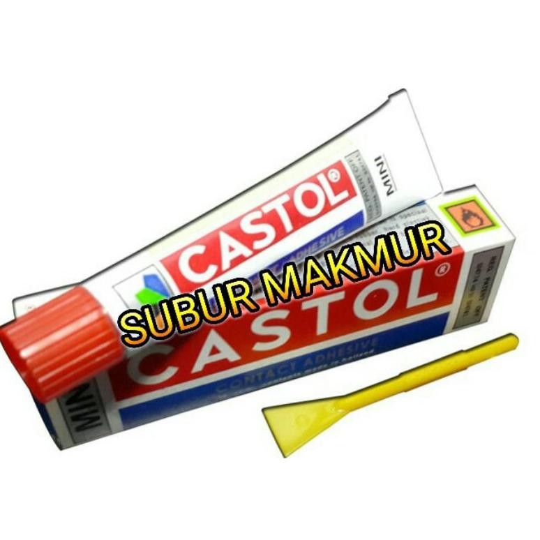 Jual Trend (1Lusin) Lem Castol Mini Contact Adhesive Tube 14Cc Asli ...