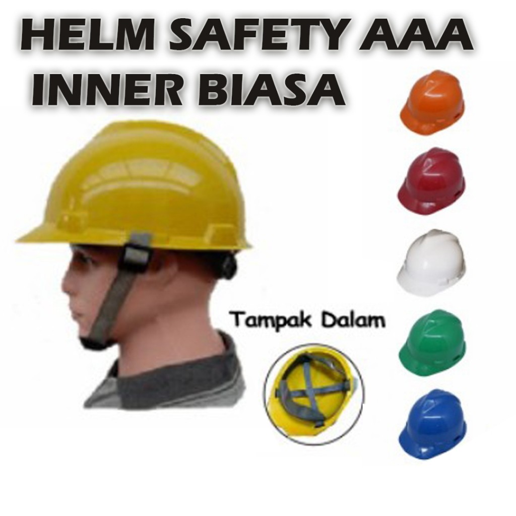 Jual Helm Proyek Helm safety Proyek/ Pekerja Merk AAA | Shopee Indonesia