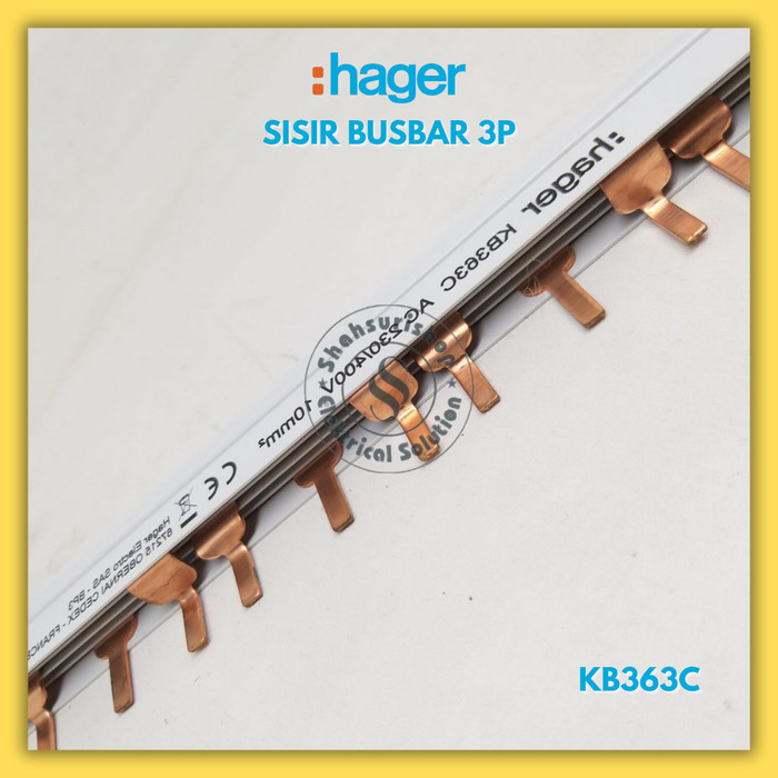 Jual Hager Rell Sisir Busbar 3P Kb363C 10Mm | Shopee Indonesia
