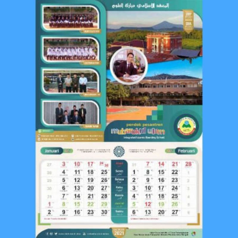 Jual Cetak Kalender Custom (6 Lembaran) untuk Promosi Usaha, Toko ...