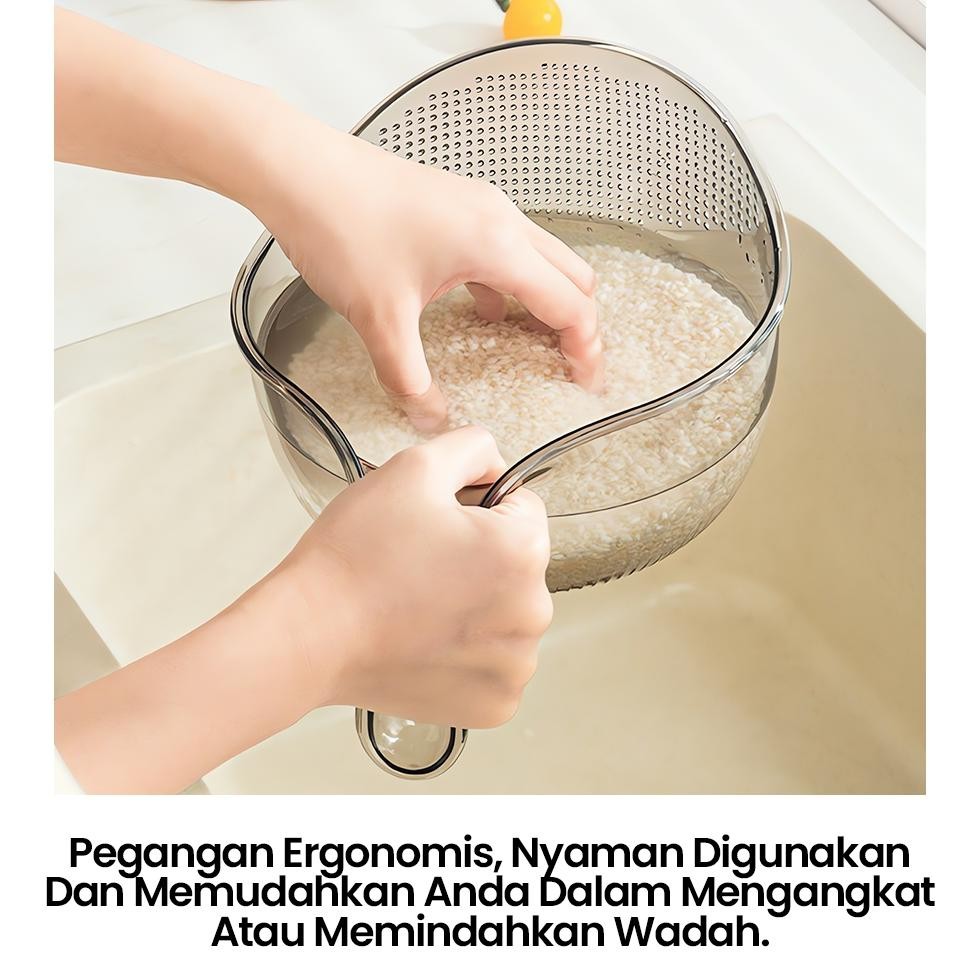 Jual PENAWARAN SPESIAL Wadah Cuci Beras Multifungsi - Tempat Cuci Buah ...