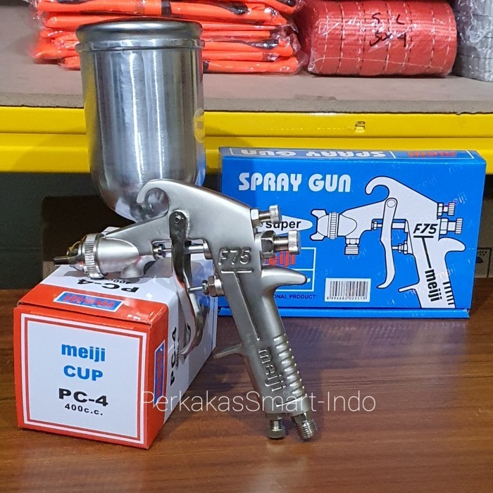 Jual Spray Gun F75 Meiji Tabung Atas/Semprotan Cat F 75/Spit/Spet ...