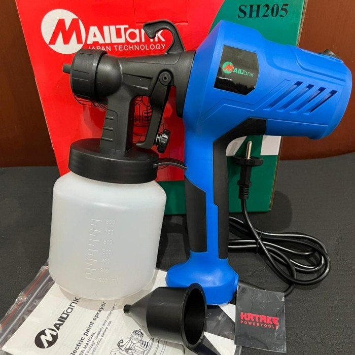 Jual Mailtank Sh-205 Spray Gun Elektrik 400 Watt - Electric Spray Gun ...