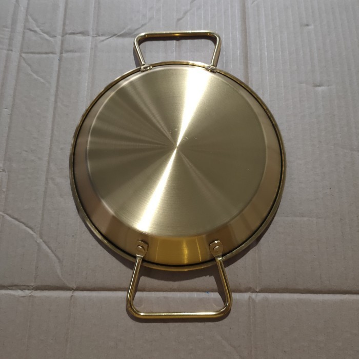 Jual TERBARU Paella /Seafood Pan Gold 20cm | Shopee Indonesia