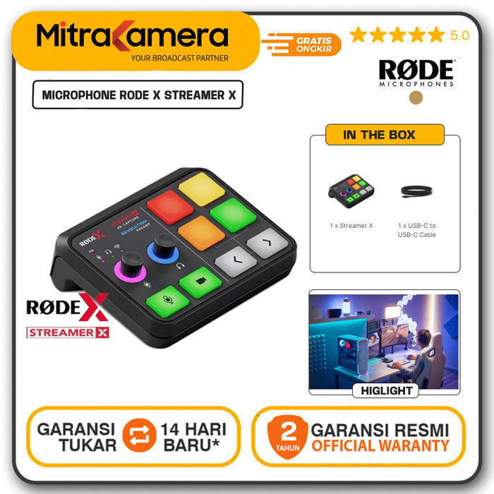 Jual RODE X Streamer X Audio Interface and Video Streaming Console ...