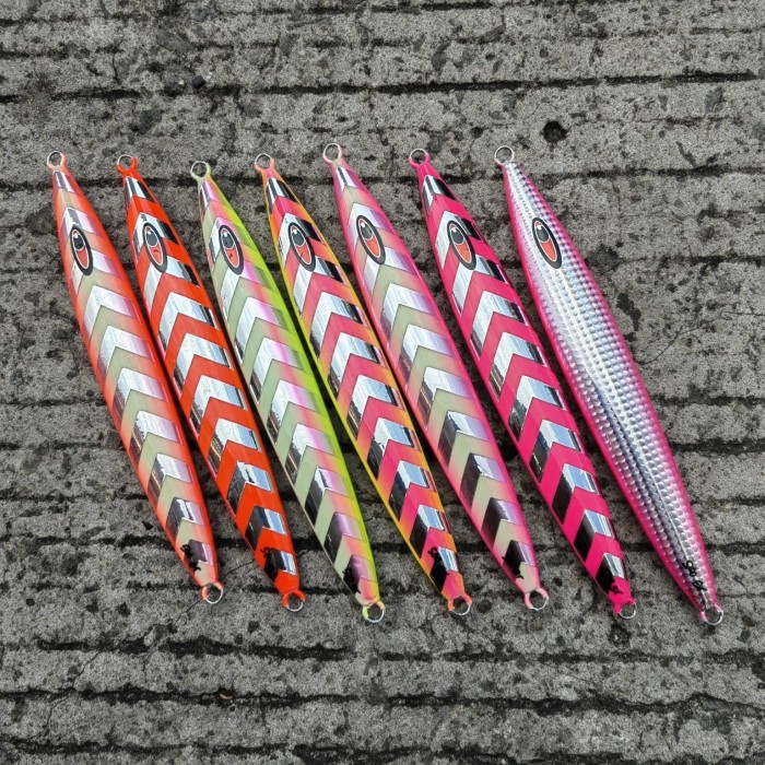 Jual MetalJig MBP Kaigan 500 gram slow jigging GiD zebra Hologram | Shopee Indonesia