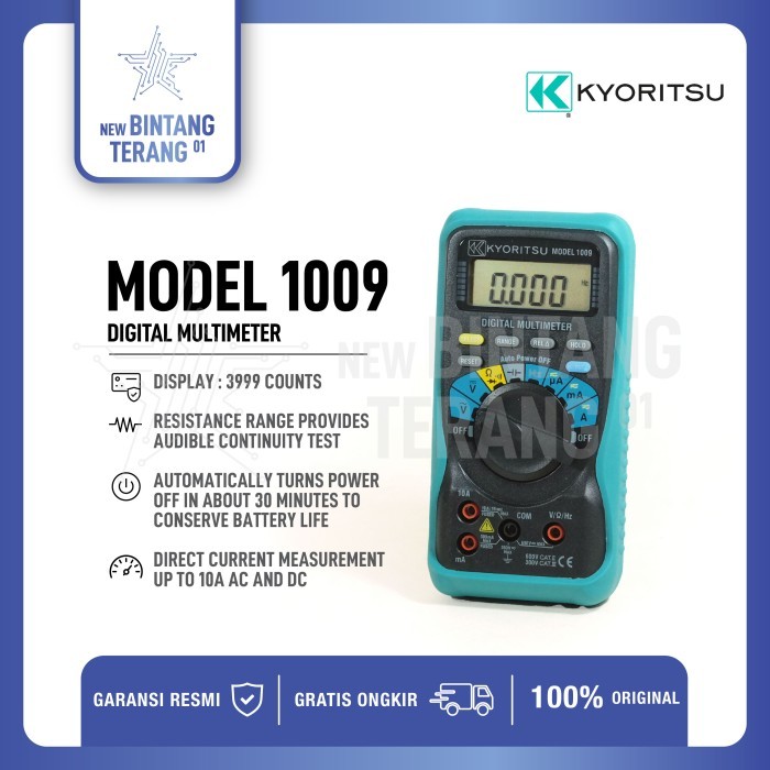 Jual Digital Multimeter Kyoritsu 1009 | Shopee Indonesia