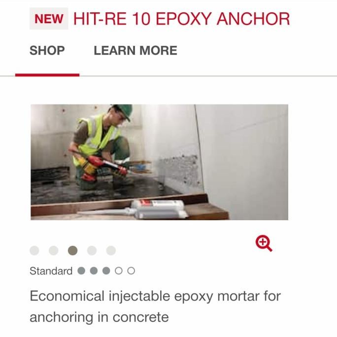 Jual Hit Re 10 Chemical Anchor Hilti,Lem Anchor Beton,Rebar Stek-580Ml ...