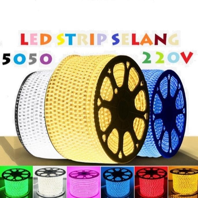 Jual Paket Lampu LED Strip 220V Lengkap Tinggal Colok 11-20 meter ...