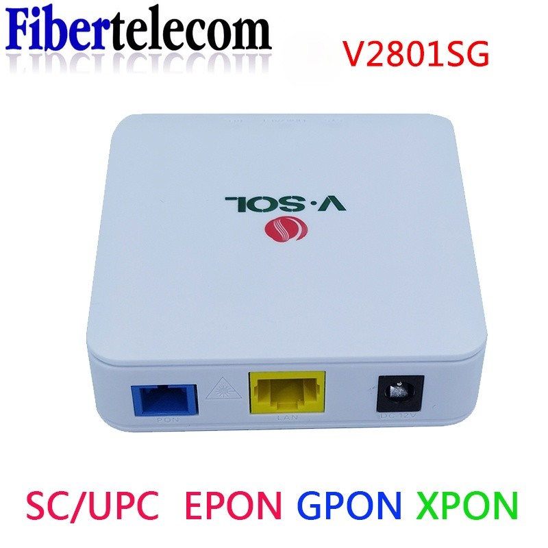Jual VSOL ONT VS2801SG GPON Epon XPON Modem Onu FTTH Terminal 1GE PPPOE Chip ZTE VS2801SE Bridge ...